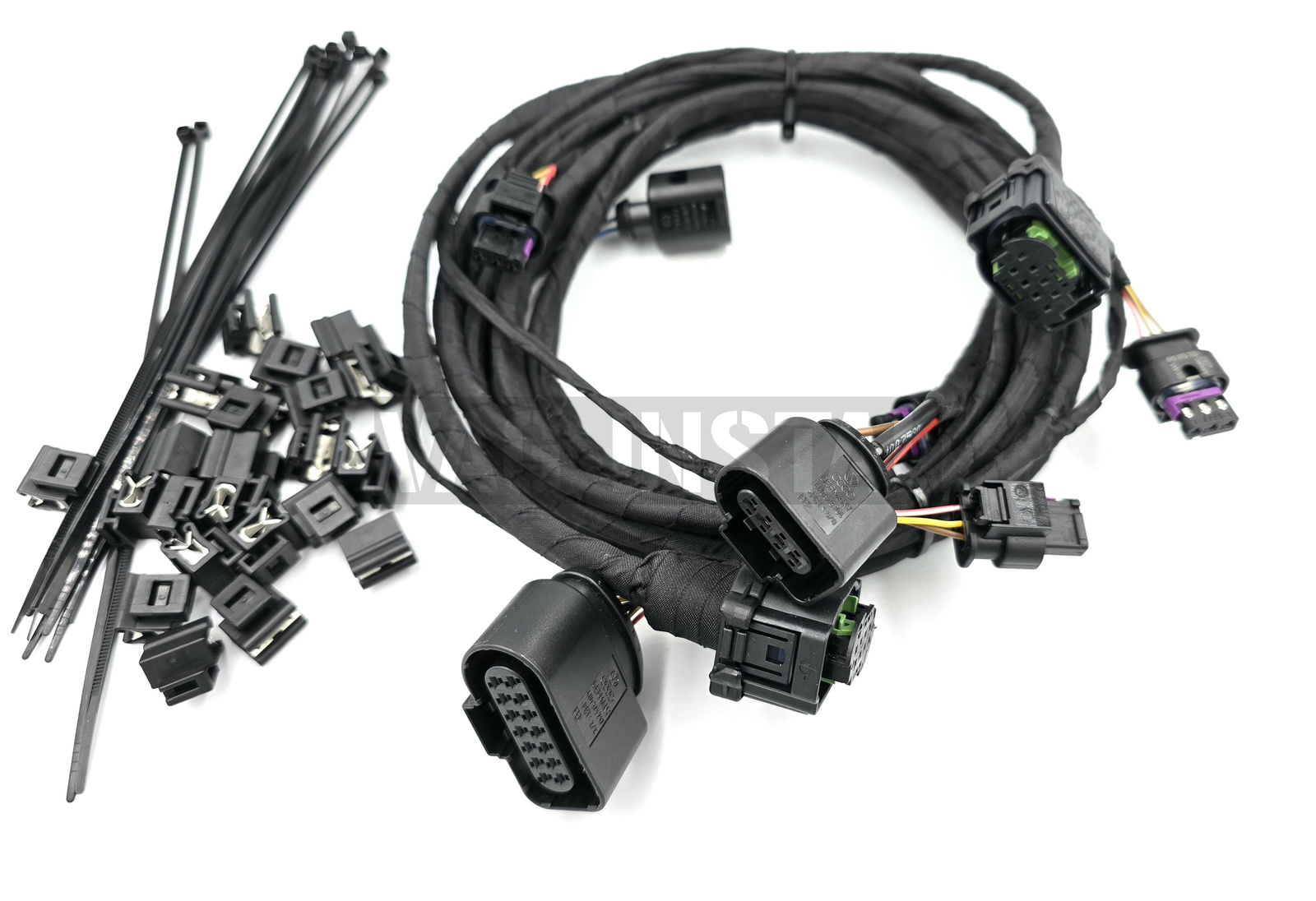 Wiązka przedniego zderzaka 4x PDC + ACC do Audi A8 D4 4H (2011-2013 ...